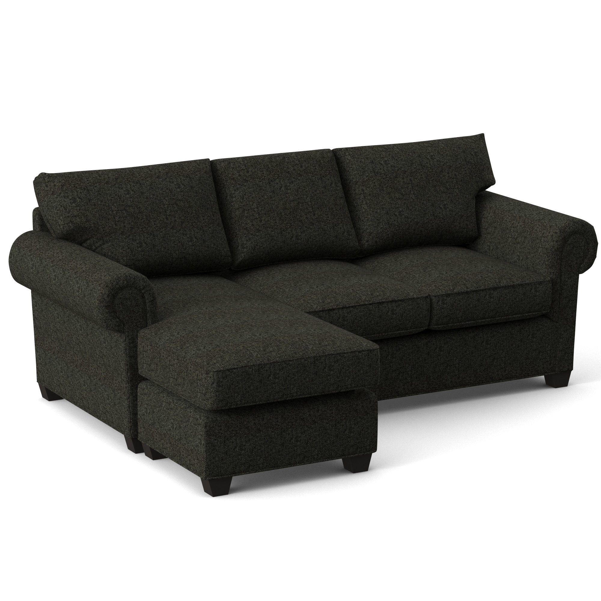 Edgecombe Furniture Charlotte 86" Wide Reversible Sleeper Sofa & Chaise ...